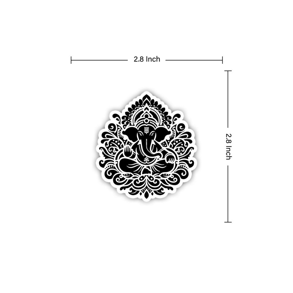 Lord Ganesha Stickers ( Pack Of 5 ) - STICK STORE™